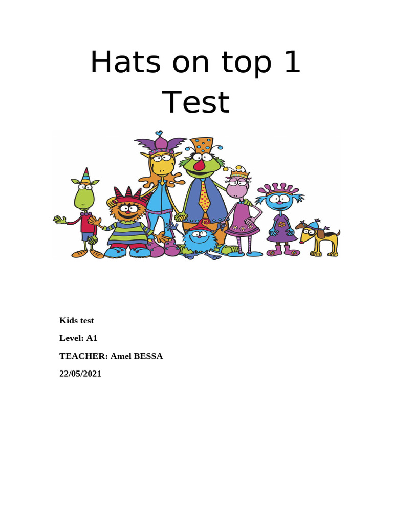 Test Hats On Top | PDF