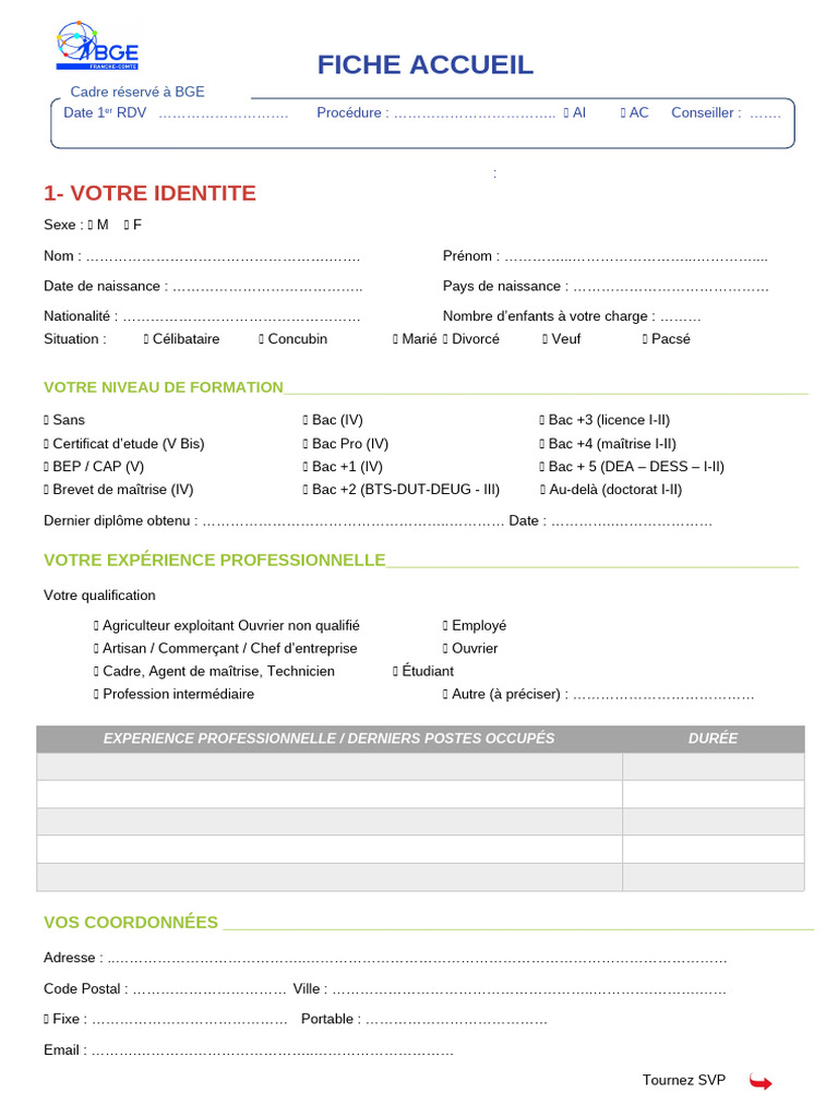 Fiche Accueil Coll 2019 Jungo | PDF