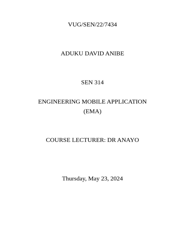 Aduku David 7434 | PDF