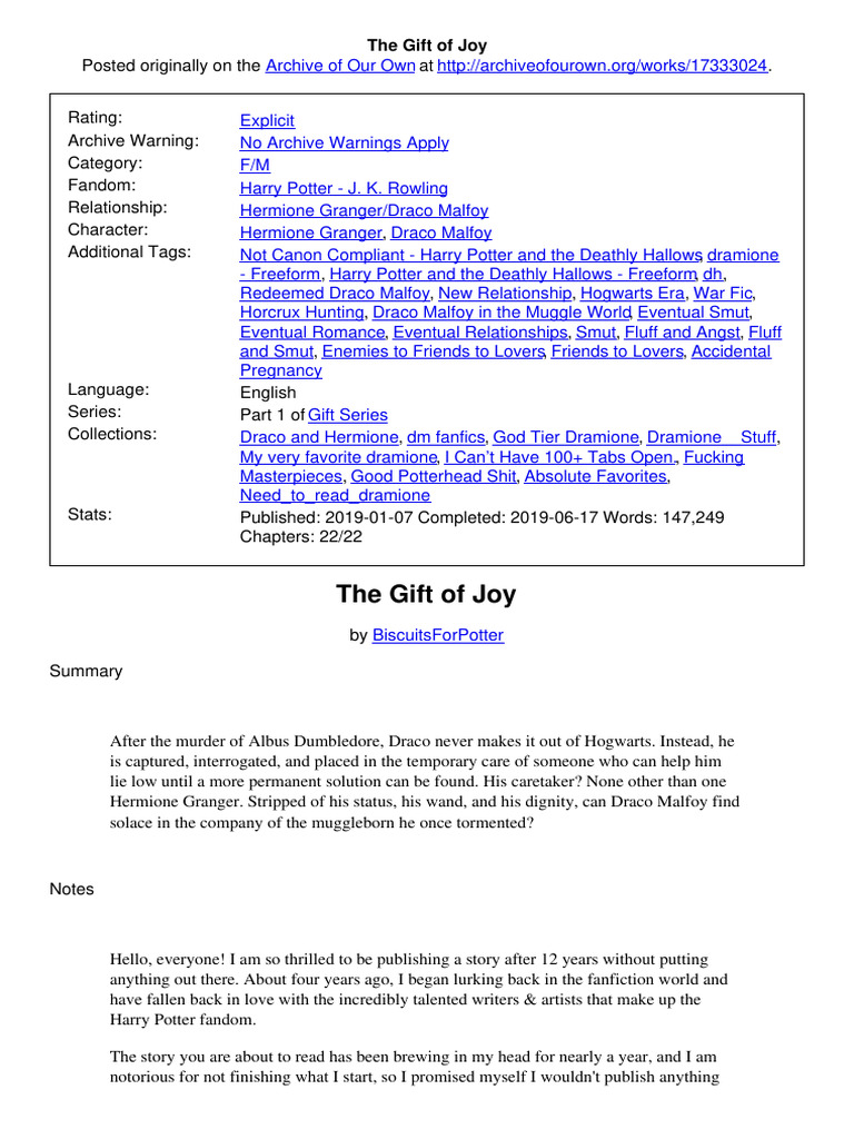 The Gift of Joy | PDF