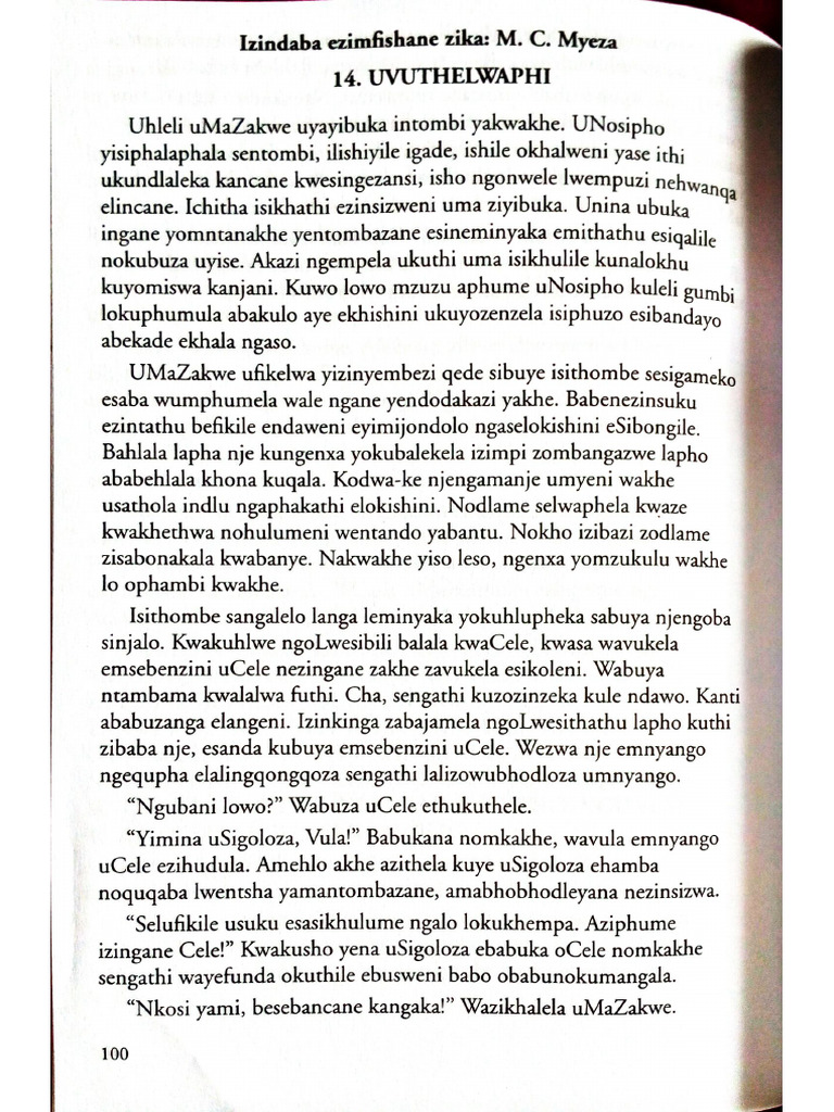 Kwaduma Zihosha | PDF