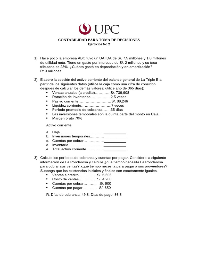 Ejercicios 2 (enunciado) | PDF