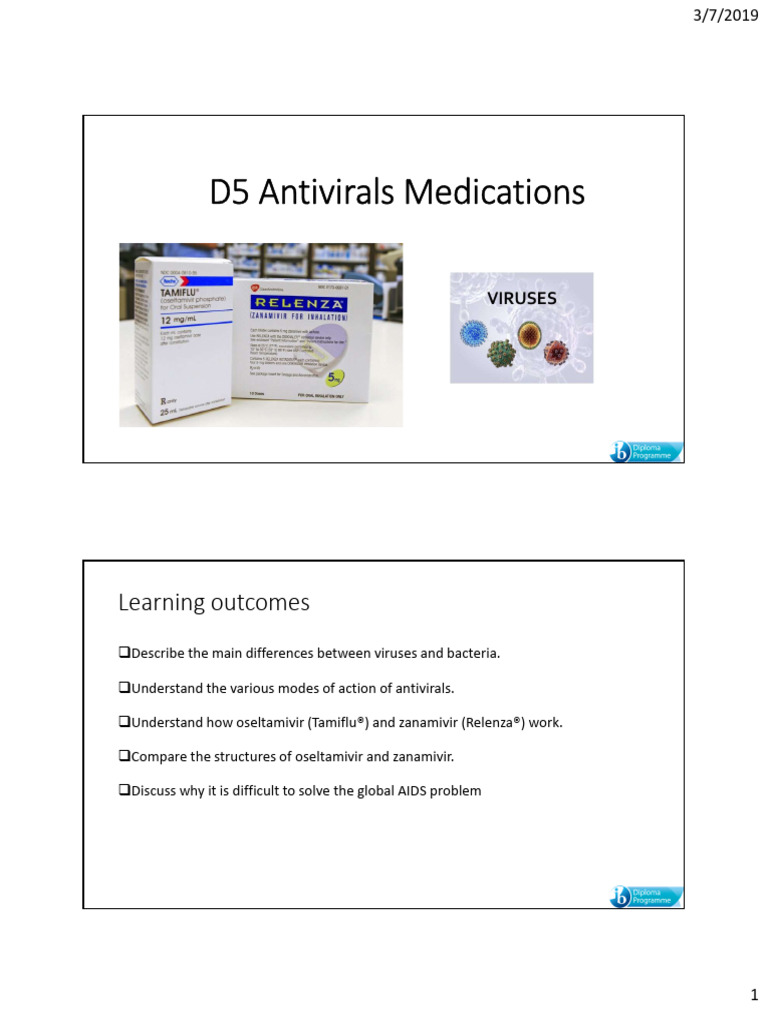 D5 Antiviral Medications | PDF