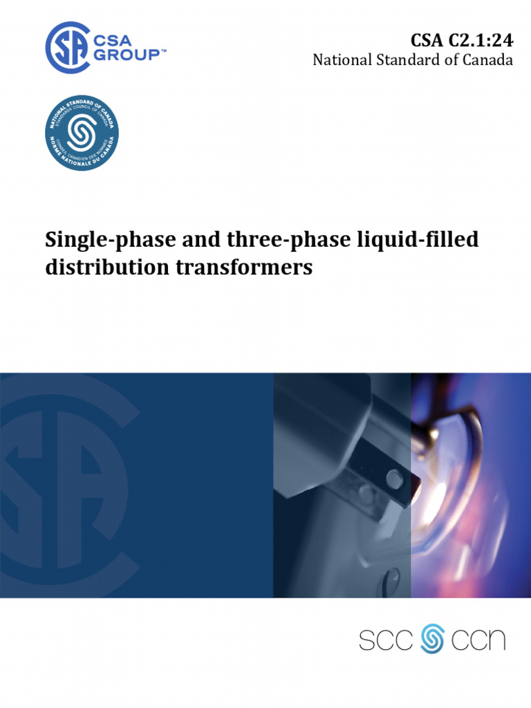 CSA C2.1-24 Single-Phase and Three-Phase Liquid-Filled | PDF