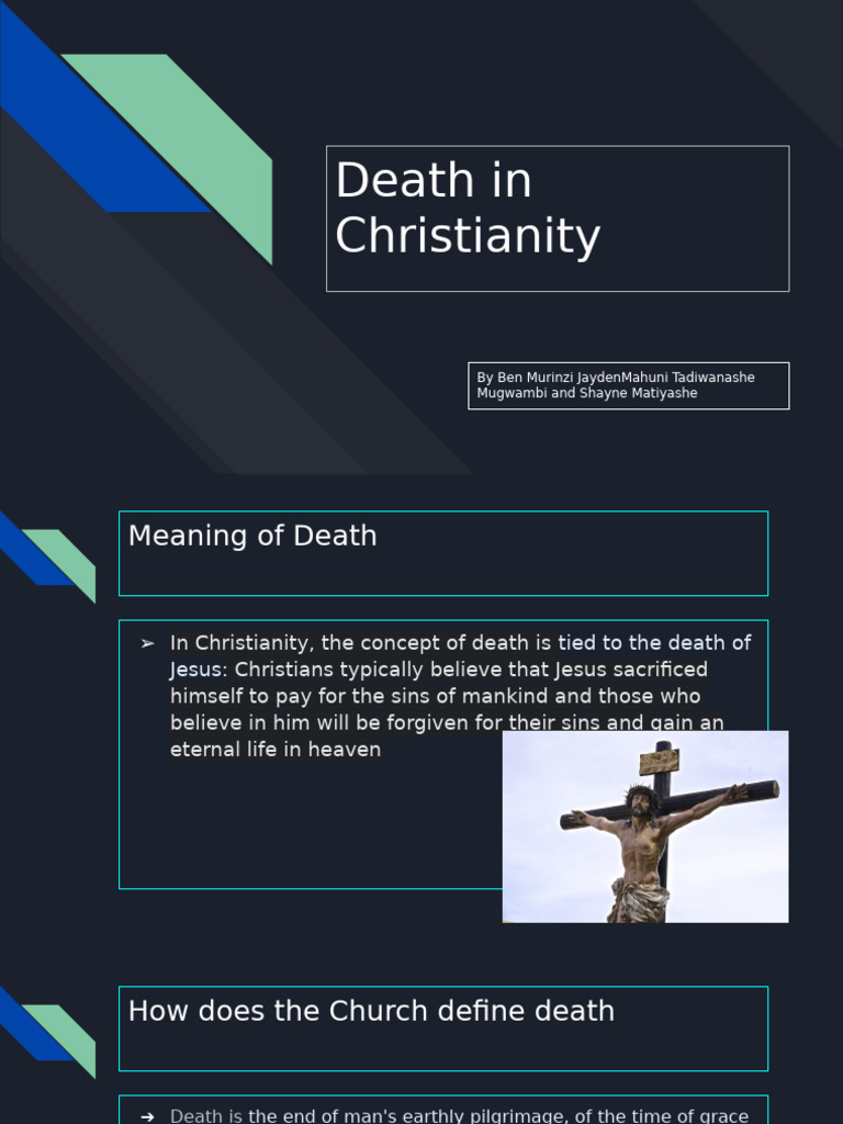 Death in Christianity | PDF