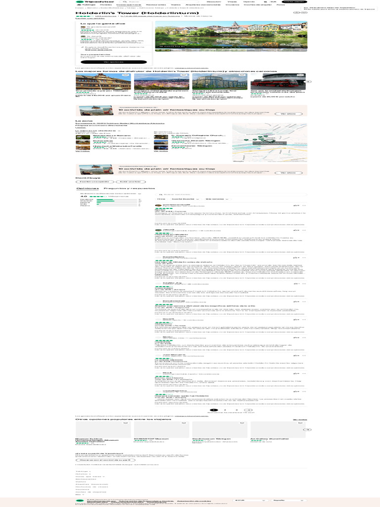 Holderlin's Tower (Holderlinturm) (Tubinga) - Qué Saber Antes de Ir | PDF