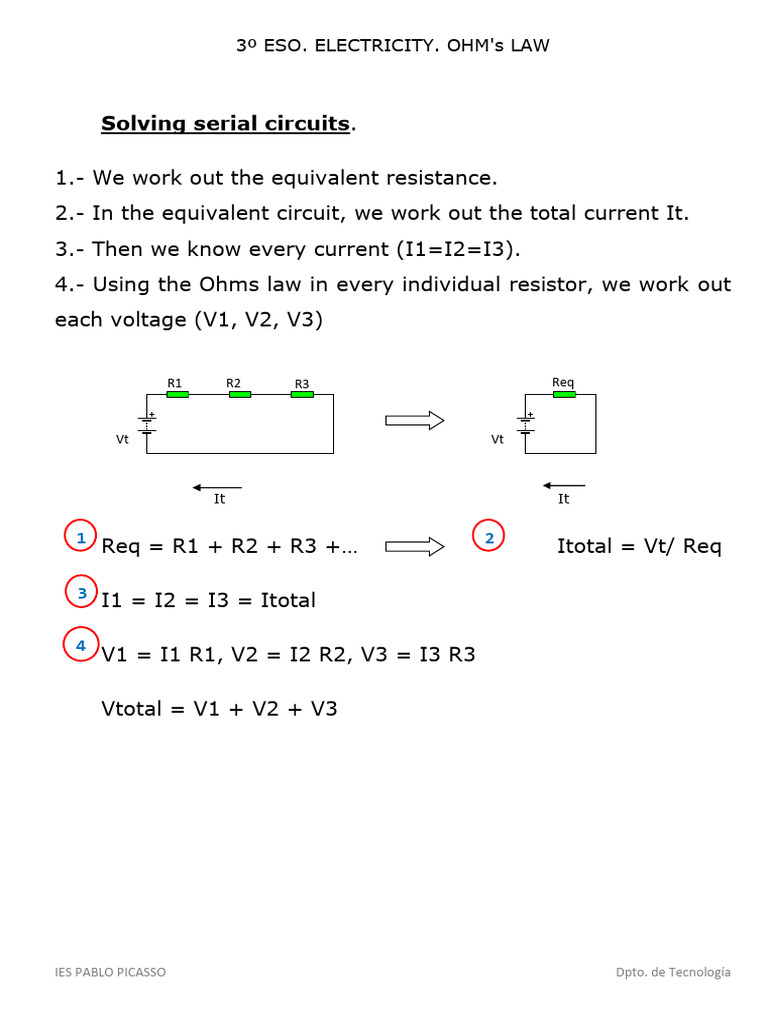 Solving Electrical Circuits | PDF