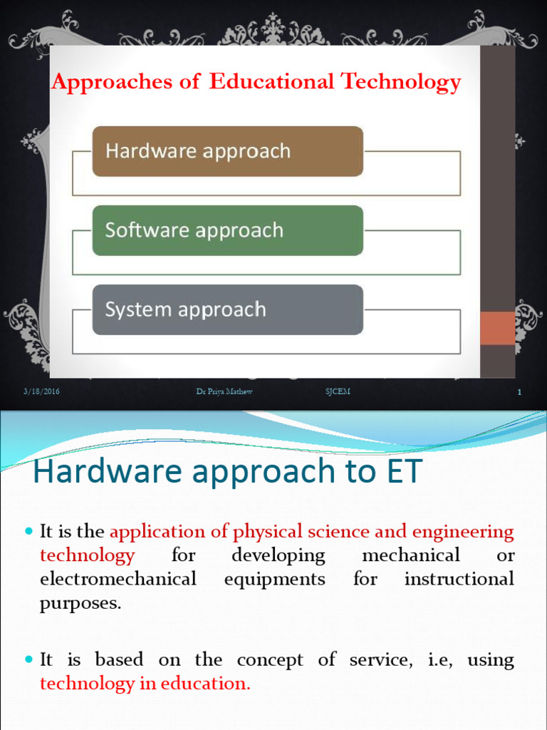 1-3-approaches-to-educational-technology | PDF