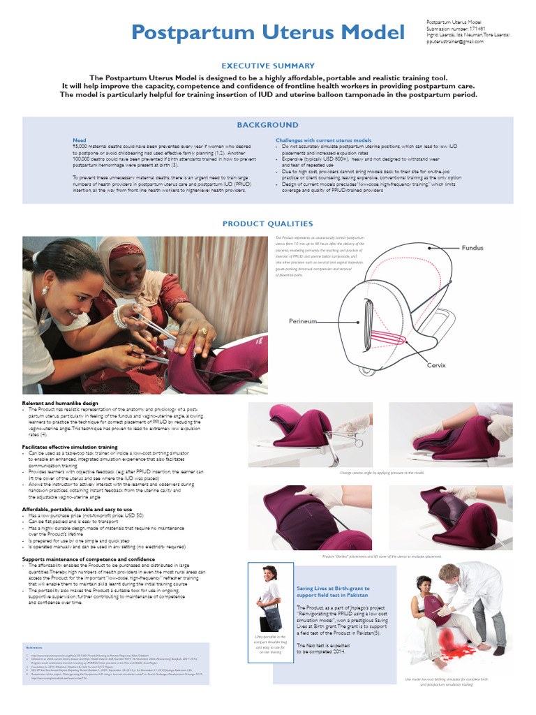 Mama-U Postpartum Uterus Trainer Poster | PDF