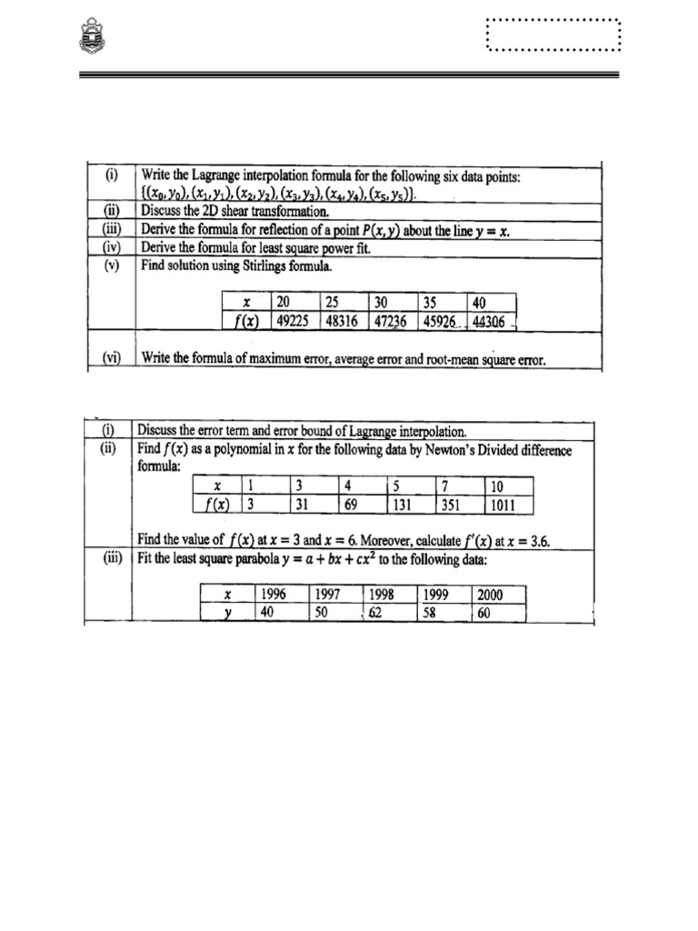 P2021 Math-413 | PDF