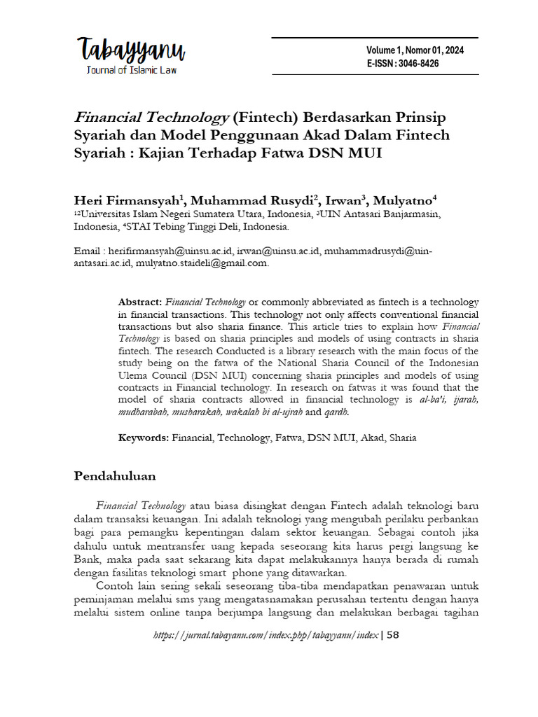 Financial Technology | PDF
