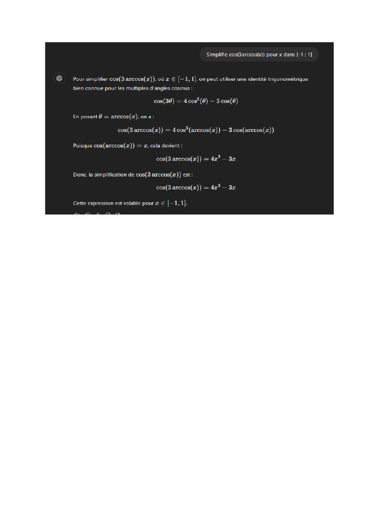 Simplification Cos (Arcsin) | PDF