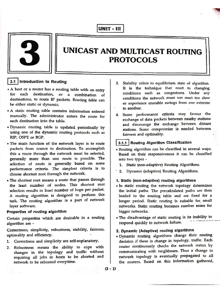 ACN 3rd Chapters - 1 | PDF