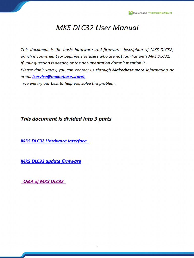 MKS DLC32 Manual | PDF