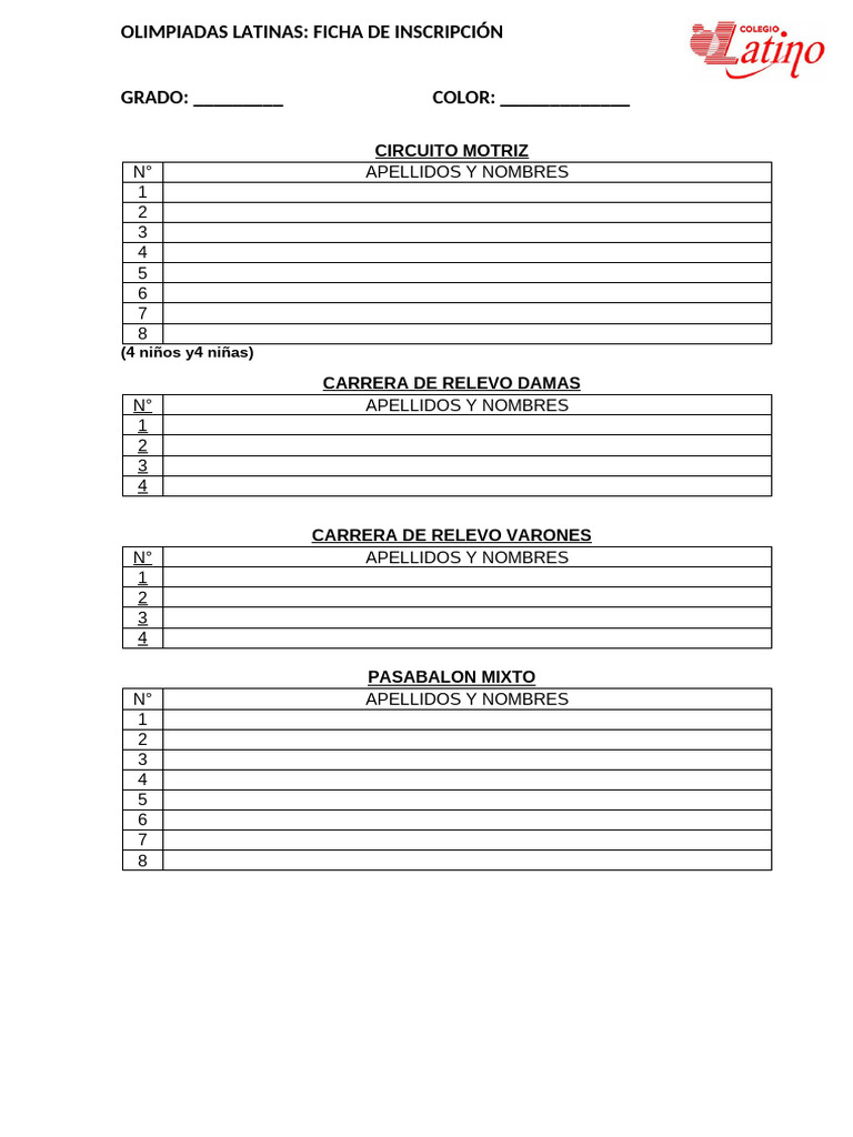 Inicial y 1ro y Segundo | PDF