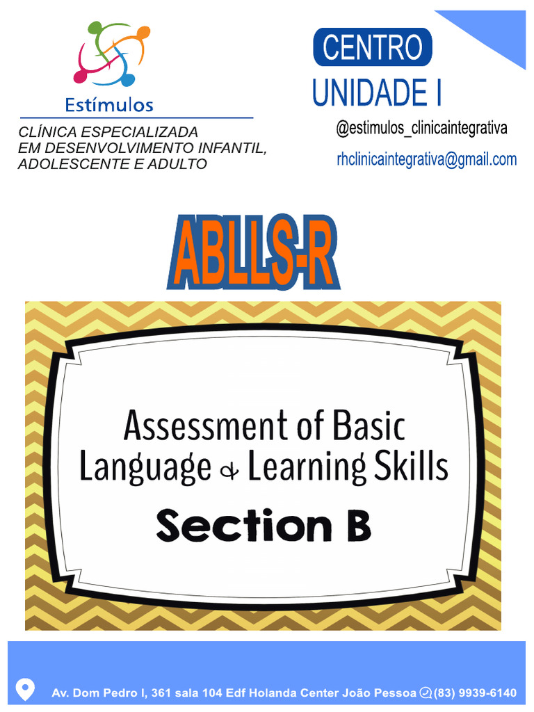 Ablls-R Clinica Estimulos | PDF