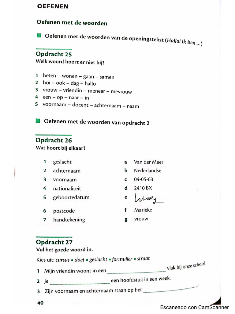 Oefenen 1 1 | PDF