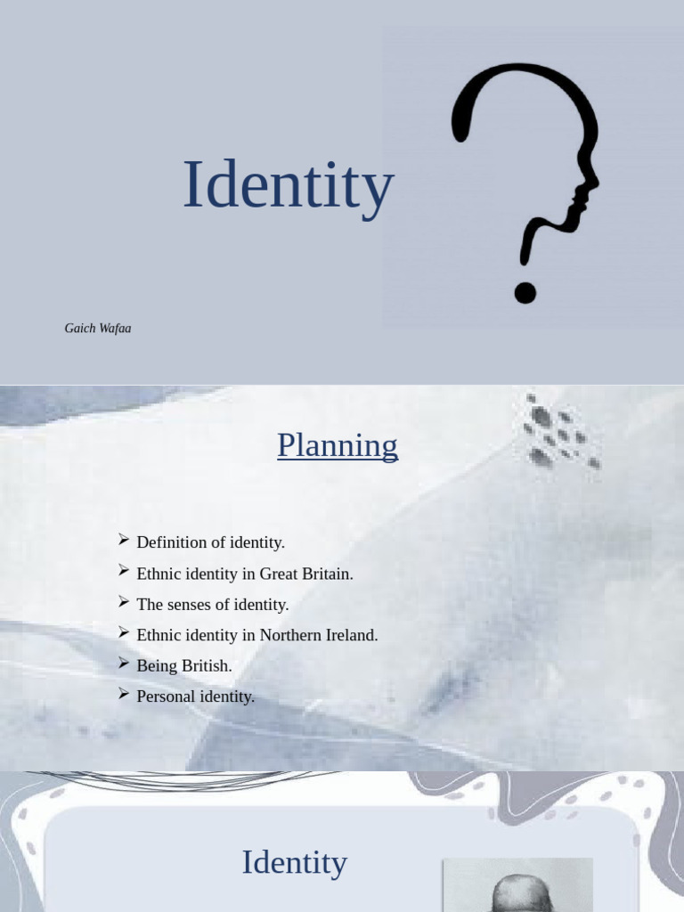 Identity | PDF