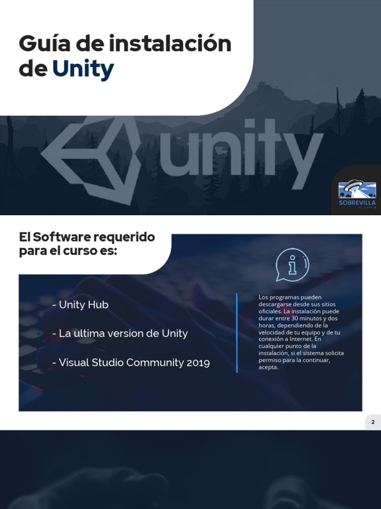 Guia de Instalacion Unity 2020 | PDF