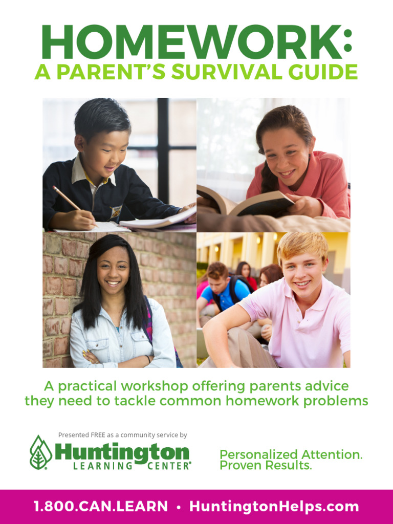 Homework A Parents Survival Guide Presentation Workbook Handout 8 ...