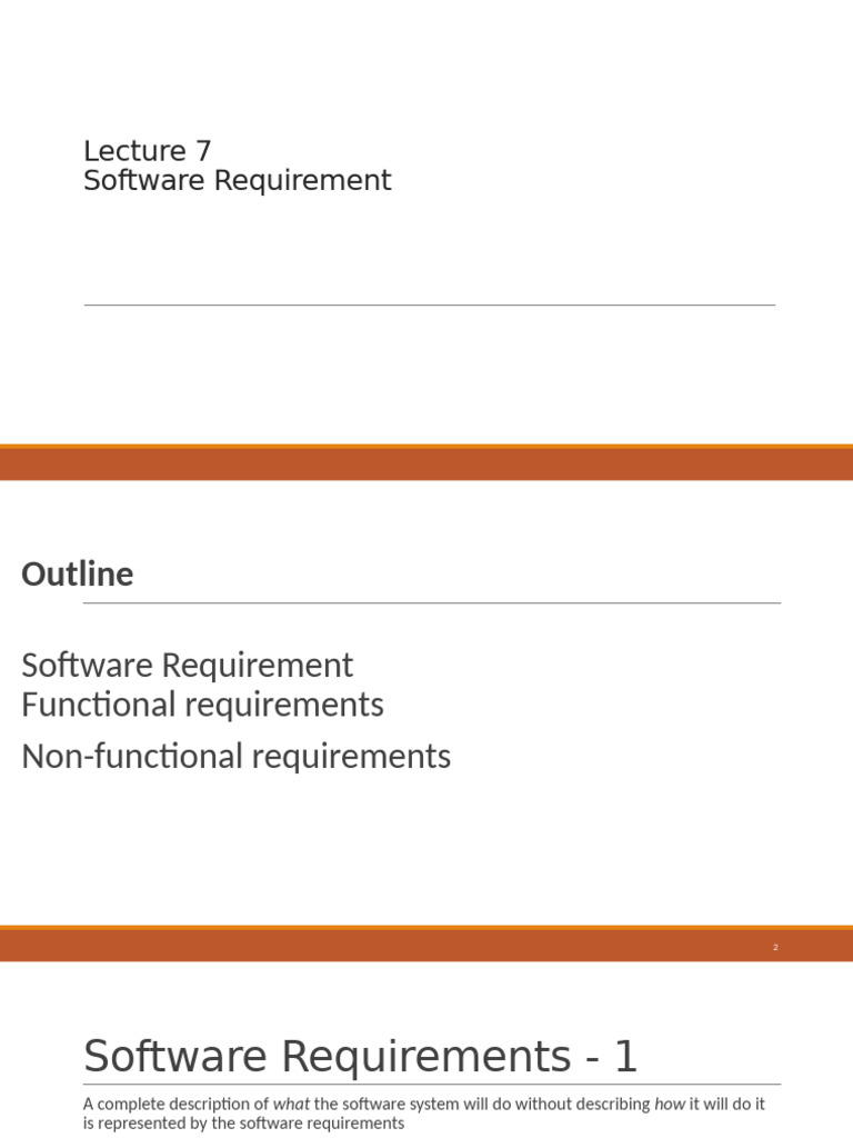 Software Requirements | PDF