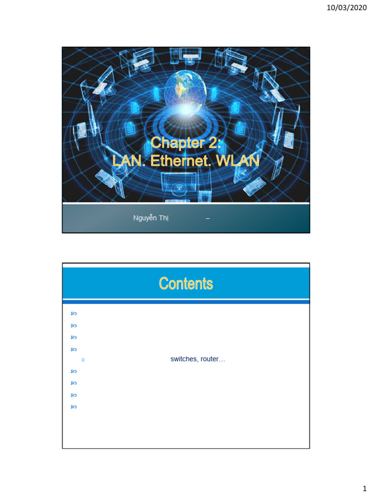 Chapter 2. LAN - Ethernet - WLAN | PDF