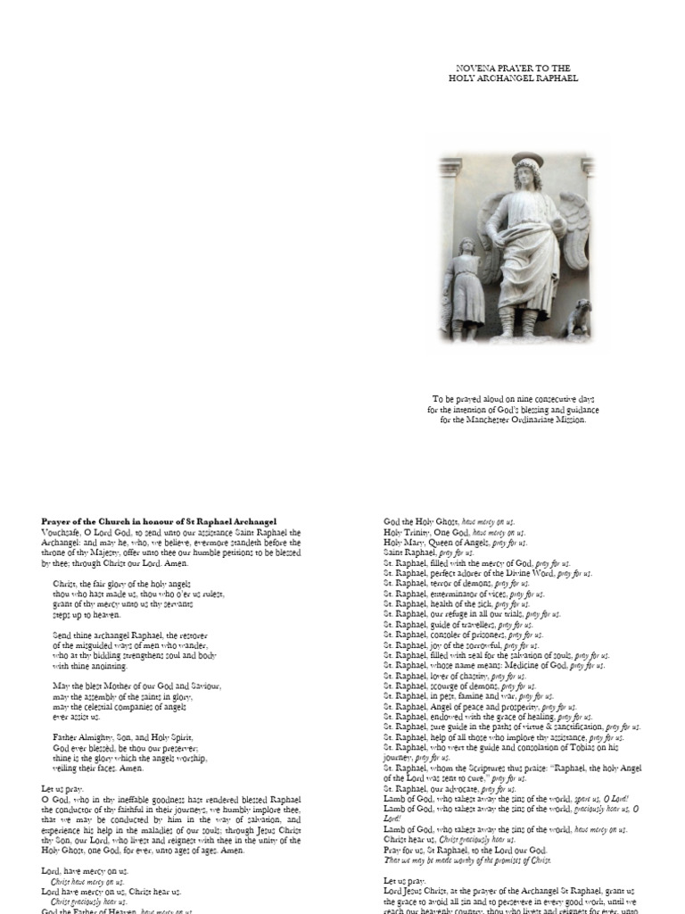 Raphael_Novena | PDF