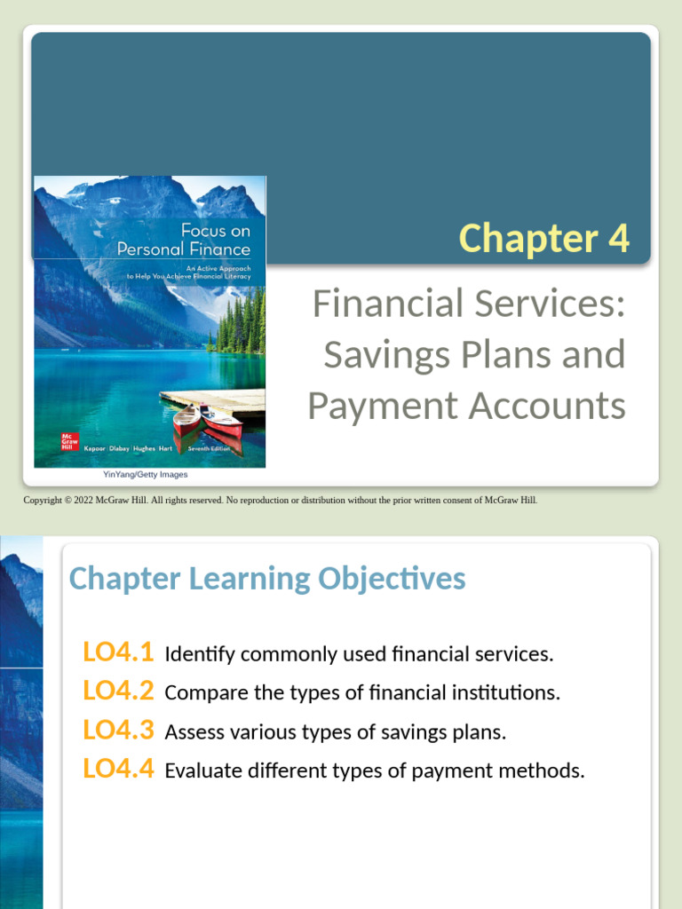 Personal Finance Chapter 4 Presentation | PDF
