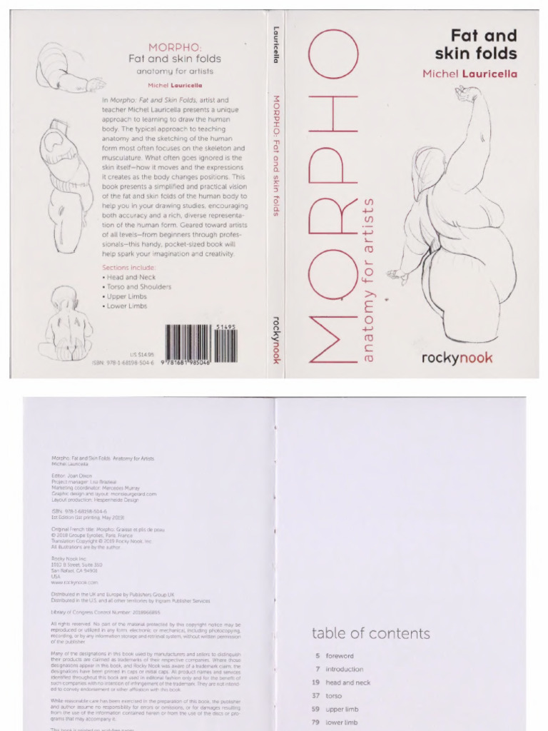 Morpho Fat and Skin Folds Anatomy For Artists by Michel Lauricella (Z ...