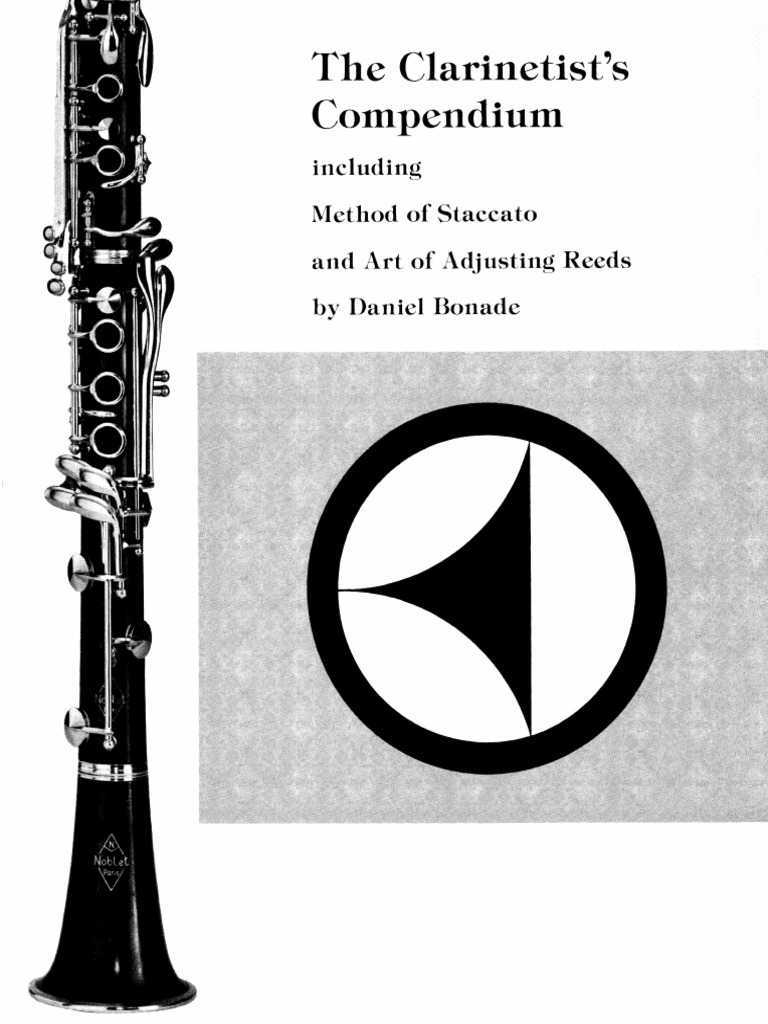 Daniel Bonade - The Clarinetists Compendium | PDF