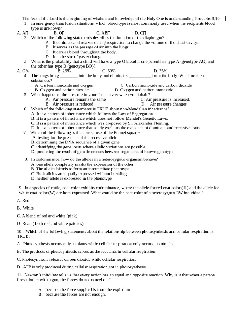 Battle of The Brains-Grade 9 | PDF