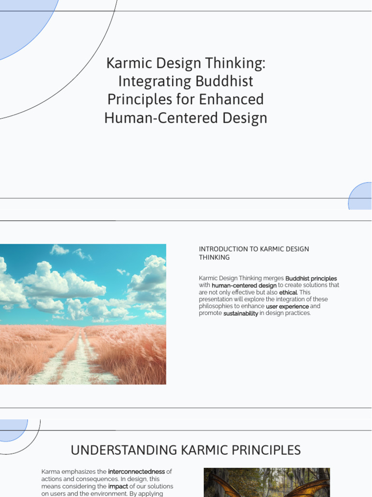 Slidesgo Karmic Design Thinking Integrating Buddhist Principles For ...