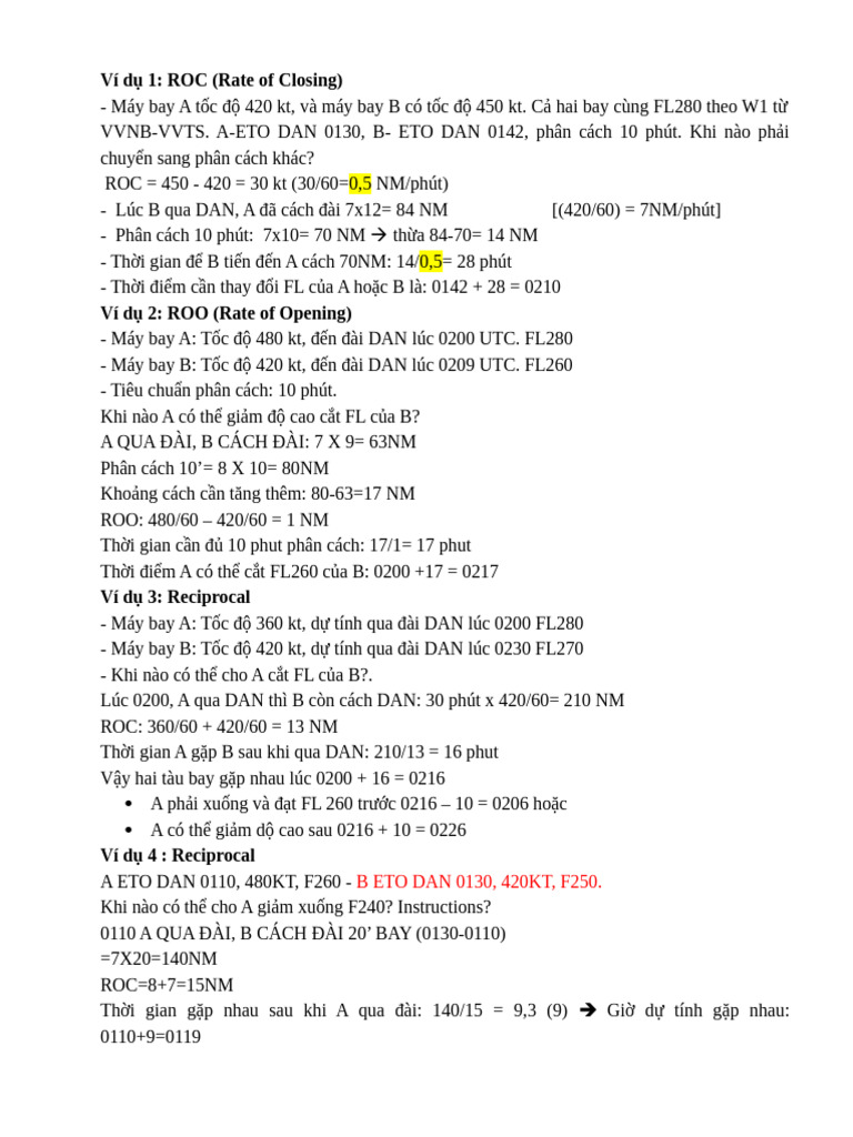 ROC and ROO Exercises Updated | PDF