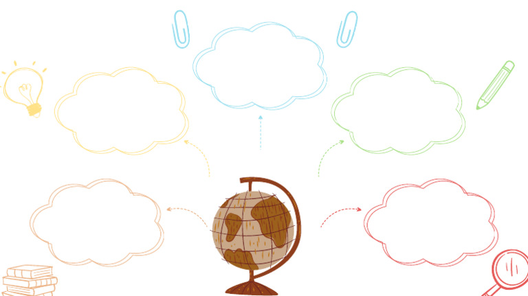 Black Illustrative Mind Map Brainstorm | PDF