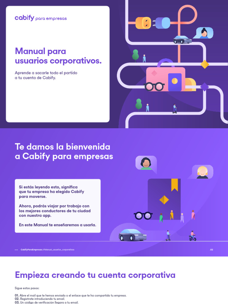 Manual Usuarios Cabify | PDF | Aplicación movil | Negocios