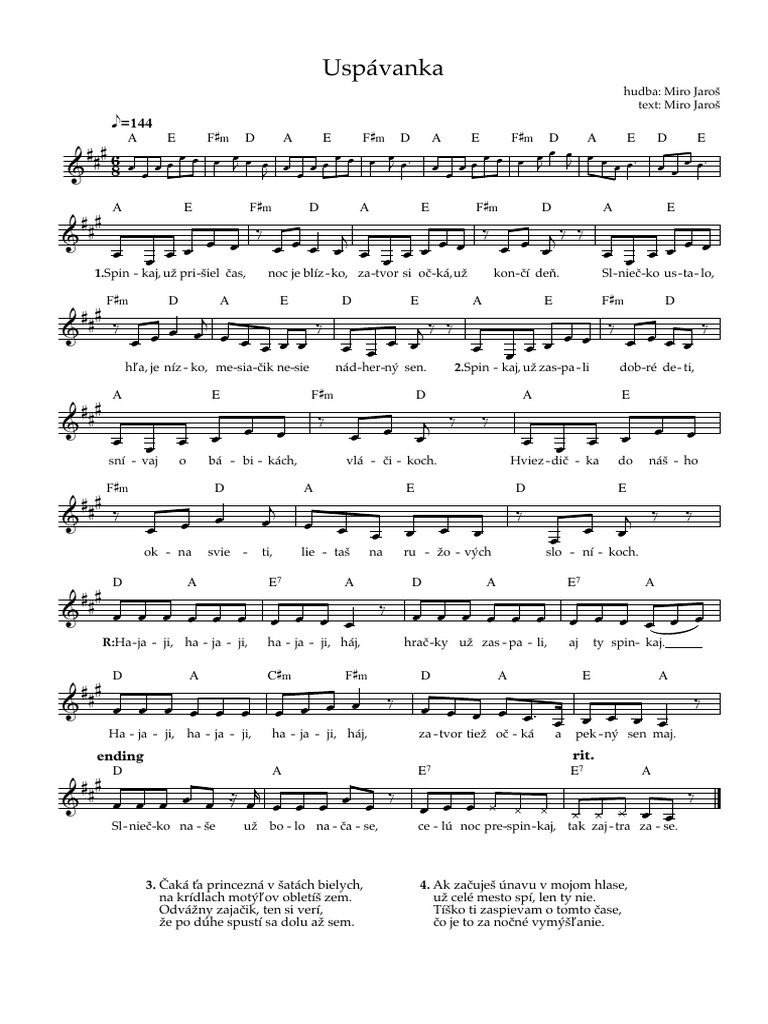 Uspavanka | PDF