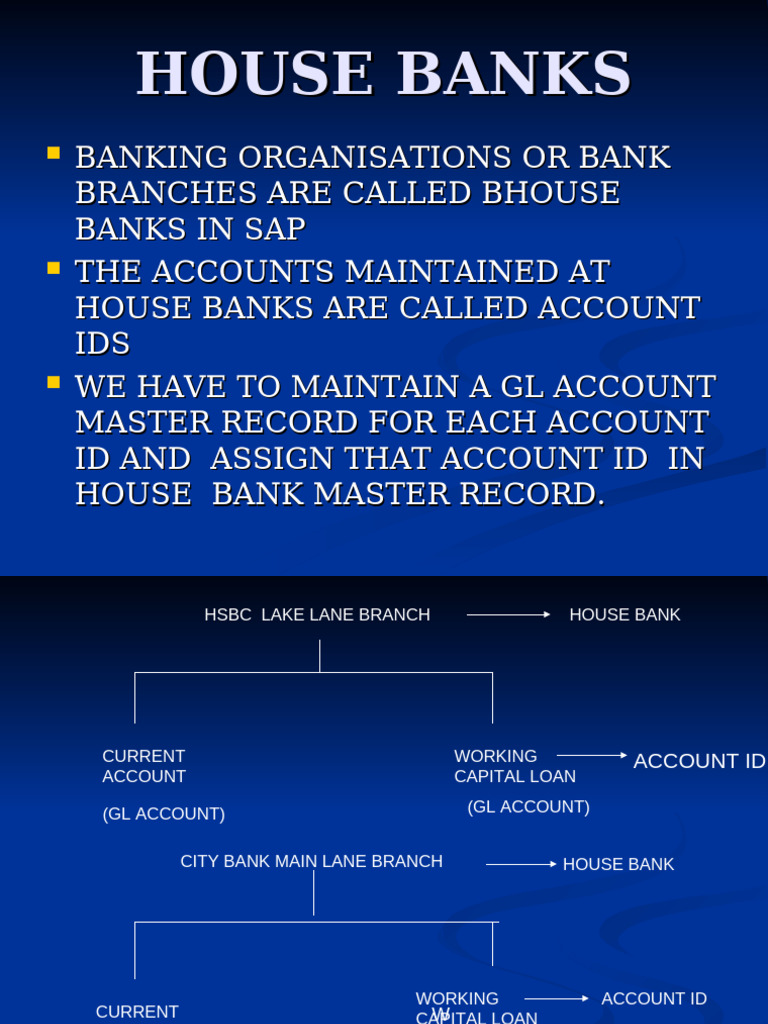 House Banks | PDF