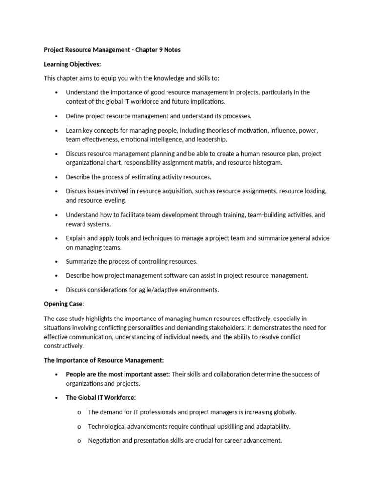 Intro To Project MGMT CH-7 Gemini | PDF