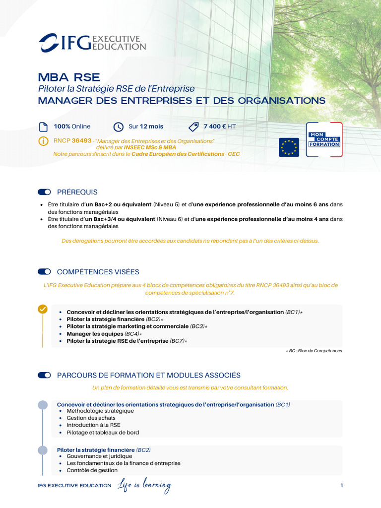 IFG DMBA RSE Septembre-2024 | PDF