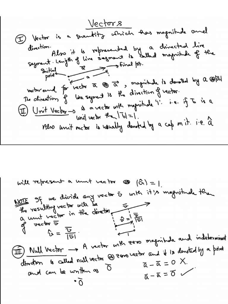Vectors 1 Invert | PDF