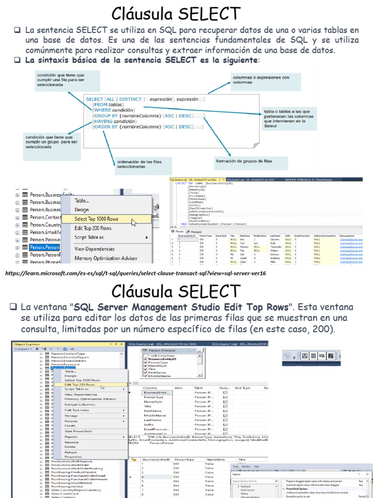 SQL DML Select 2024 | PDF