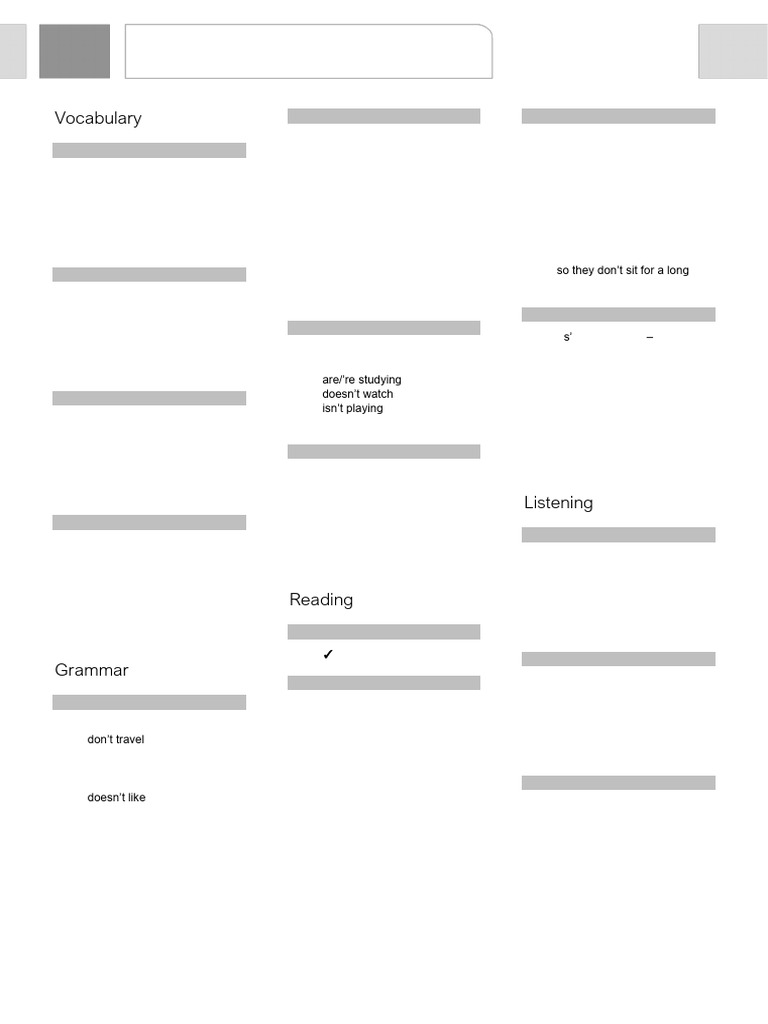 Get Involved 2A_Unit_1_Higher_Answer Key | PDF