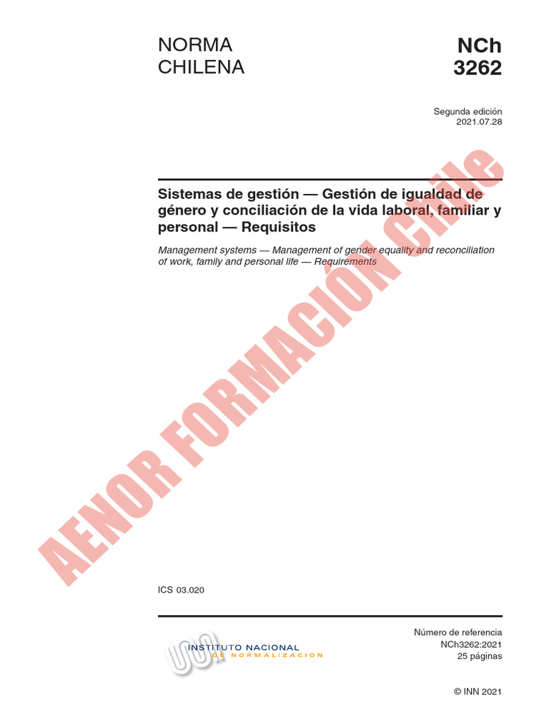 NORMA 3262 2021 Marca de Agua | PDF