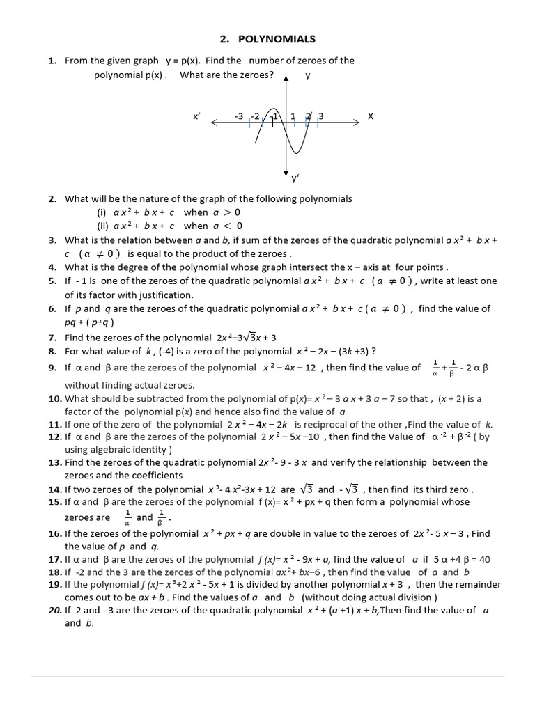 Polynomials | PDF