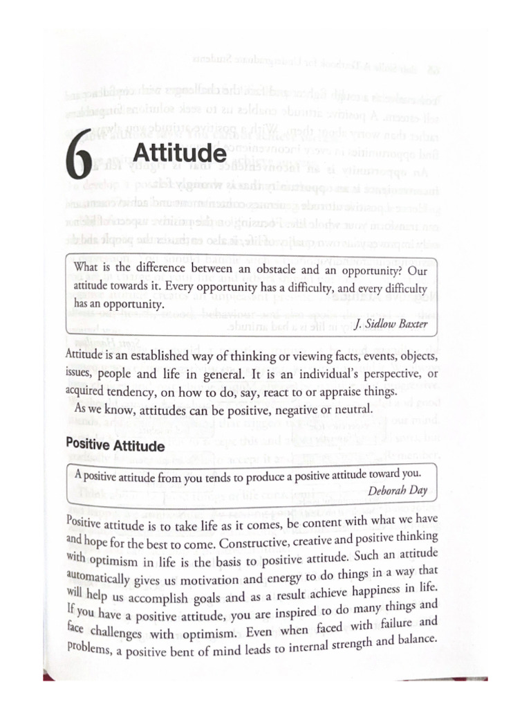 Attitude | PDF