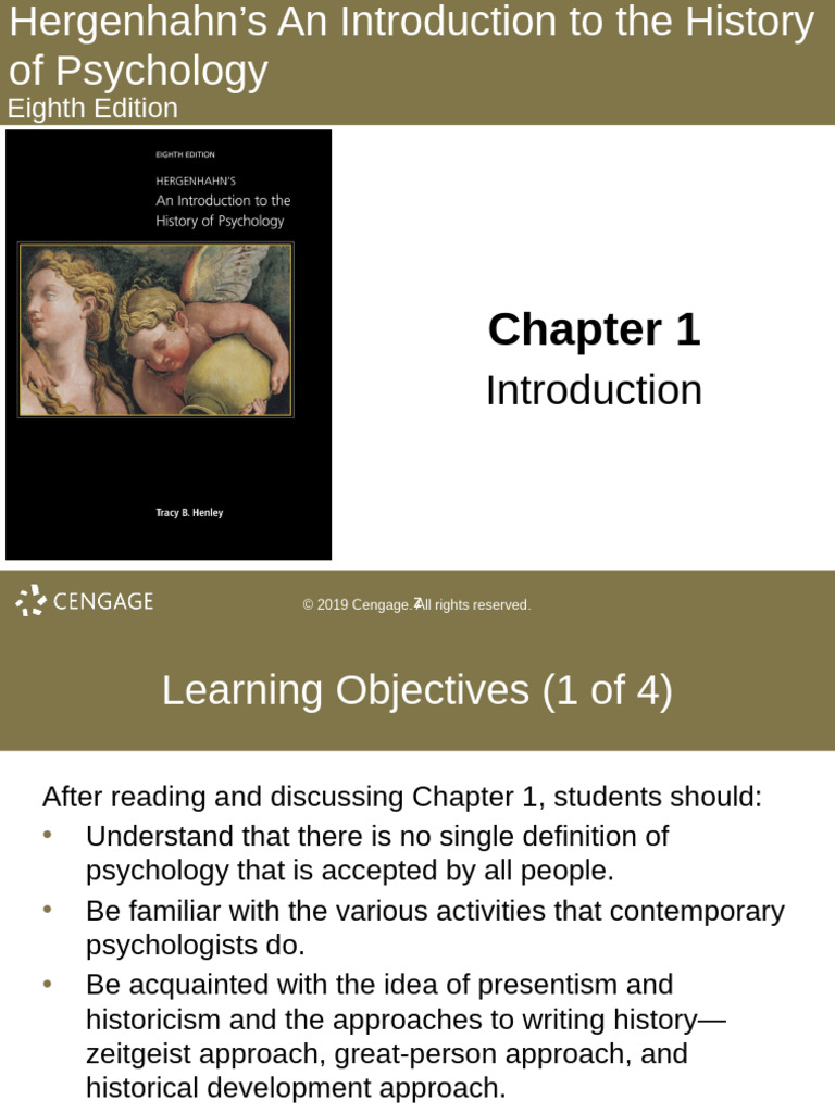 PSYC 450 - Week 1 Lecture 1 - Introduction Part 1 | PDF