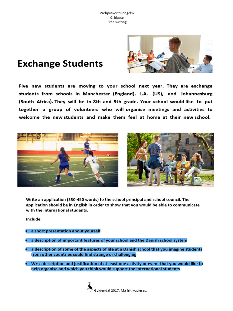 Exchange Students 1 COMP | PDF