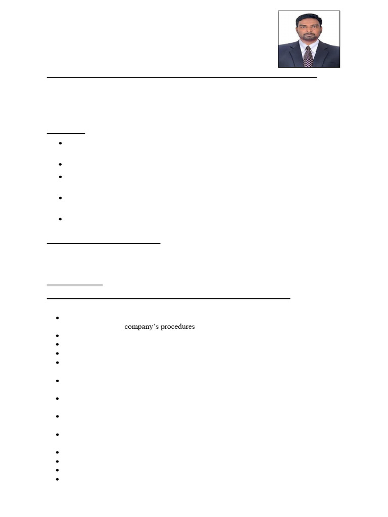 Krishna Procurement CV | PDF