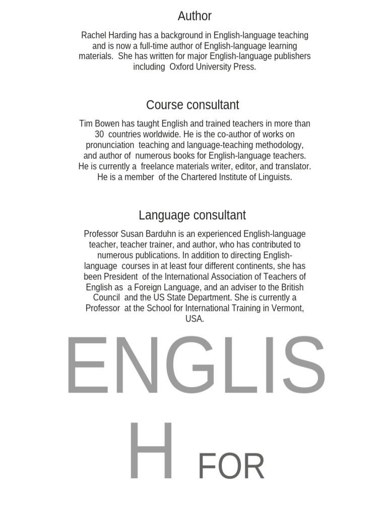 English For Everyone. Level 1 Beginner. Course Book | PDF
