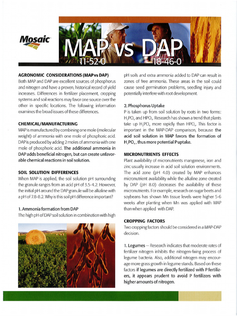 MAP vs DAP (1) | PDF